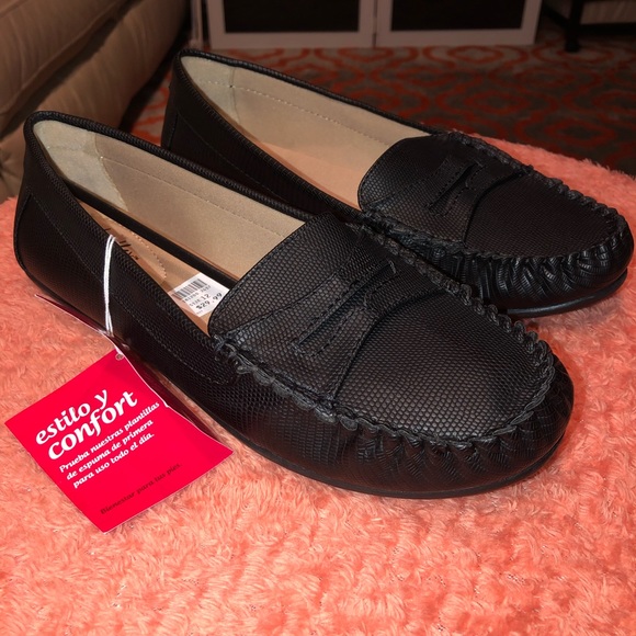 dexflex comfort | Shoes | Dexflex Comfort Womens Black Loafers | Poshmark